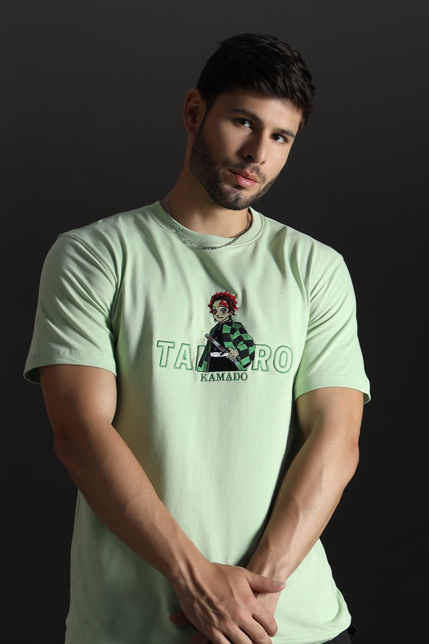 TANJIRO EMBROIDERY T-SHIRT